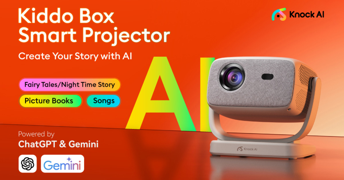 Knock AI Kiddo Box Smart Projector | Indiegogo