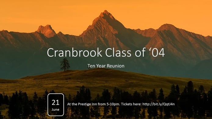 Cranbrook Class of '04 Reunion - June 21, 2014 | Indiegogo
