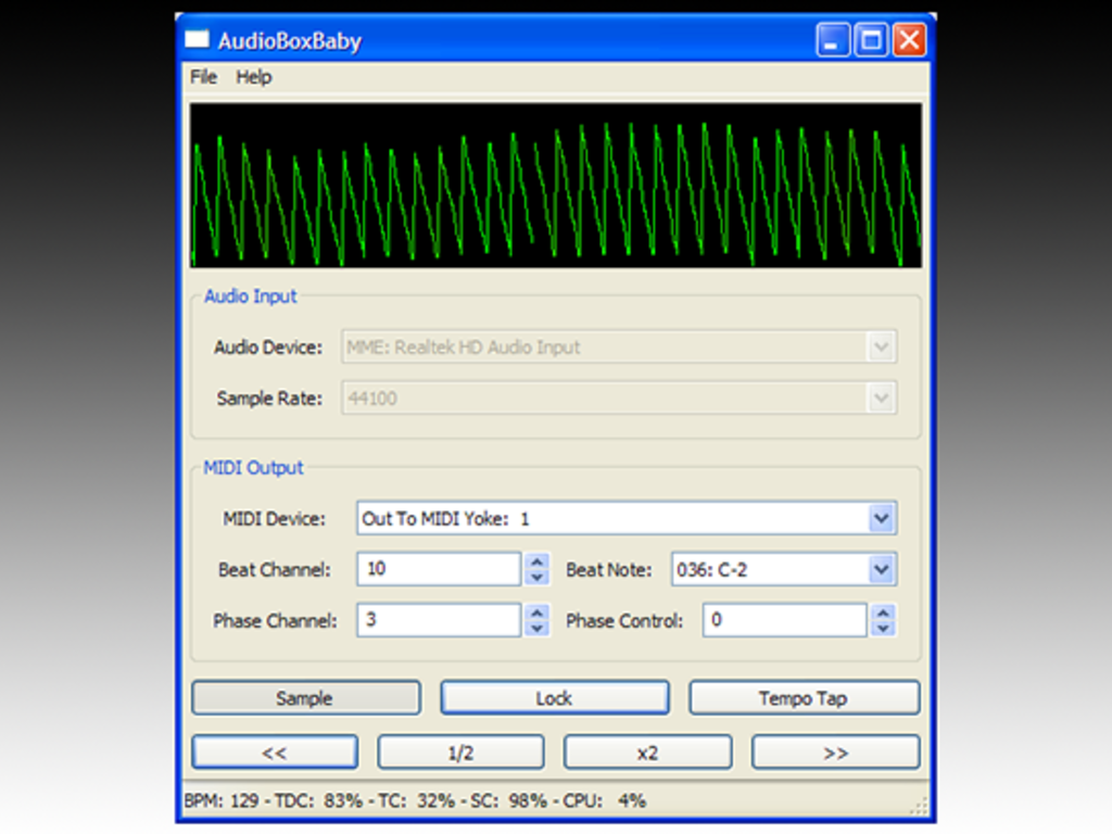 AudioBox: real-time music tempo detection software | Indiegogo