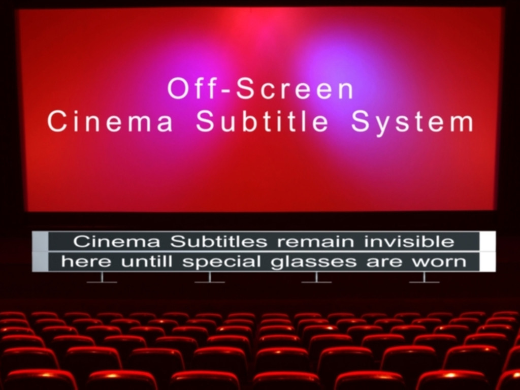 Off-Screen Cinema Subtitle System | Indiegogo