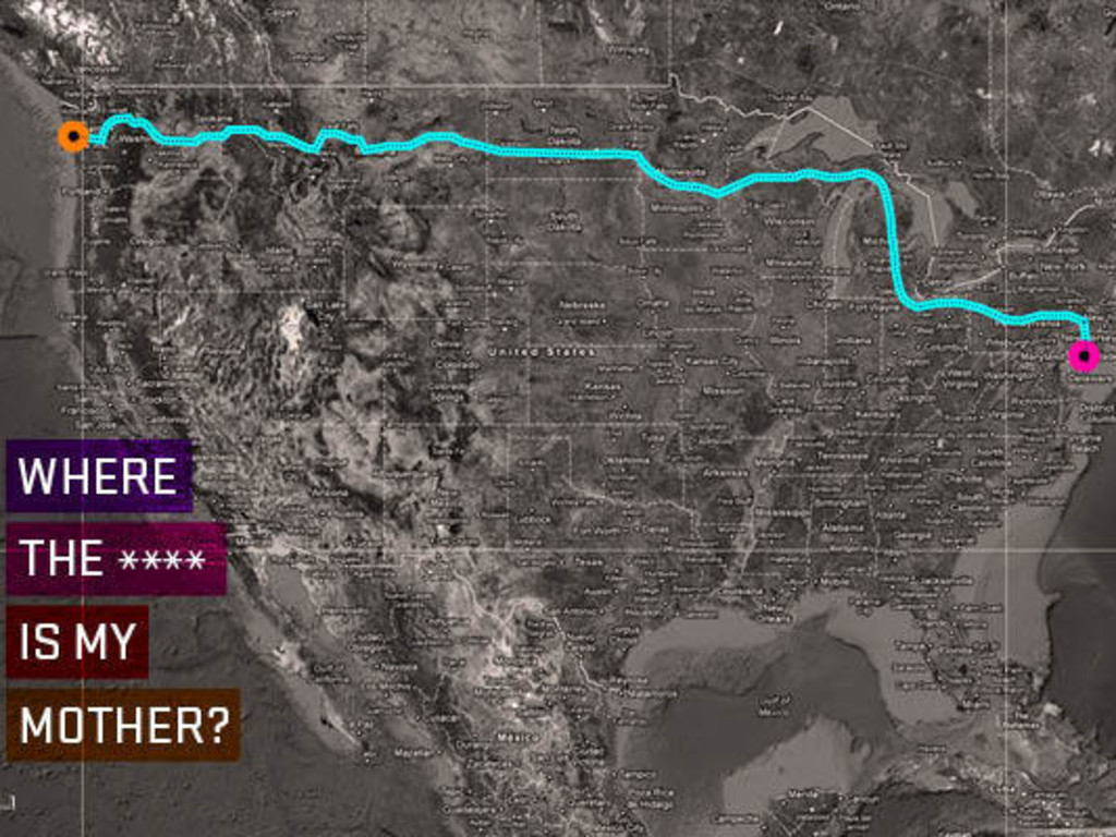 Over 3000 Mile Walk Visualization | Indiegogo