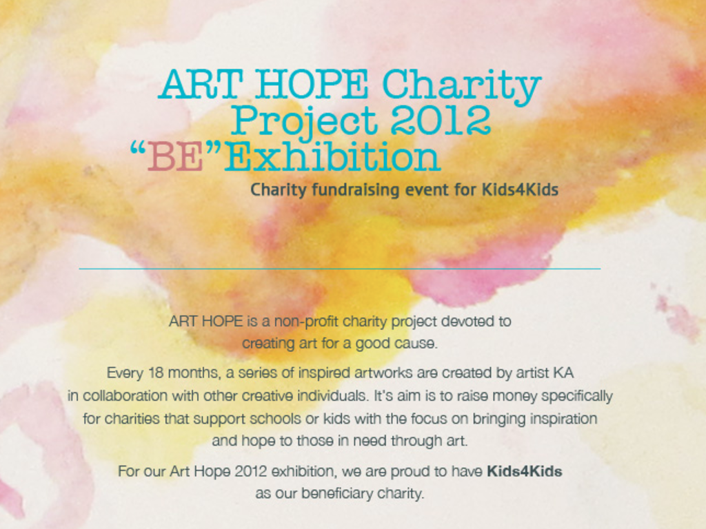 ART HOPE EXHIBITION PROJECT | Indiegogo