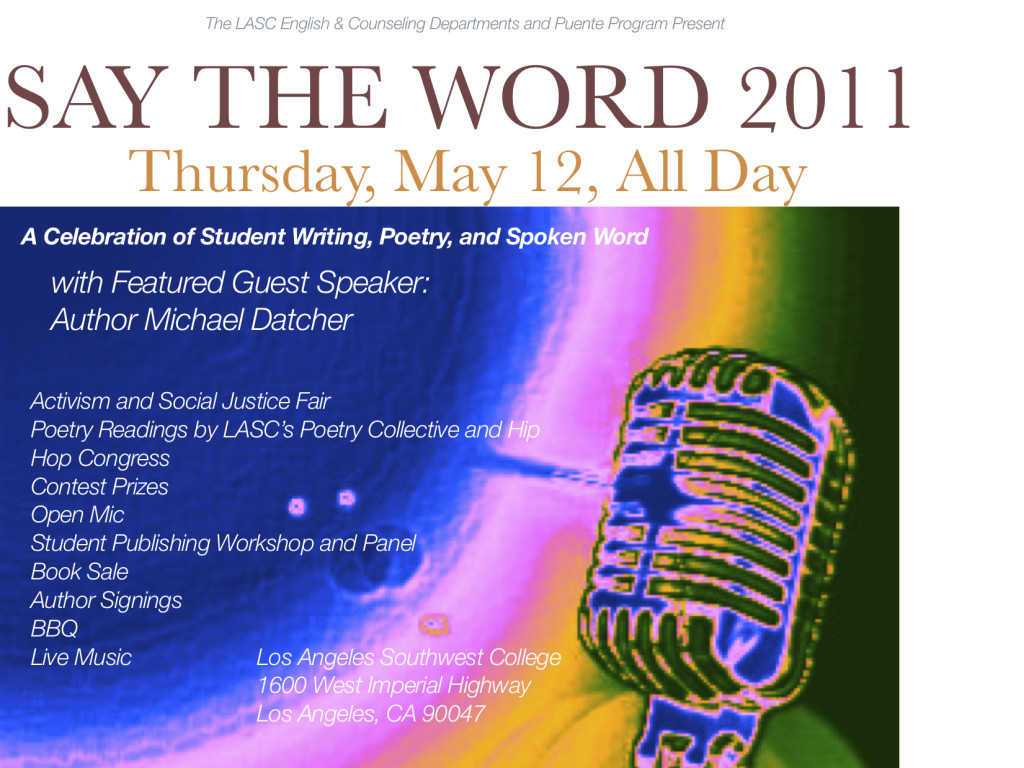 Say The Word: A Celebration of Spoken Word, Poetry & Student Writing ...