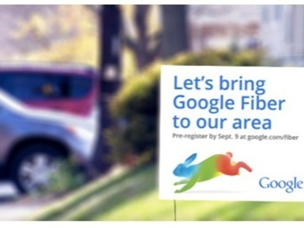 Google Fiber Yard Signs | Indiegogo