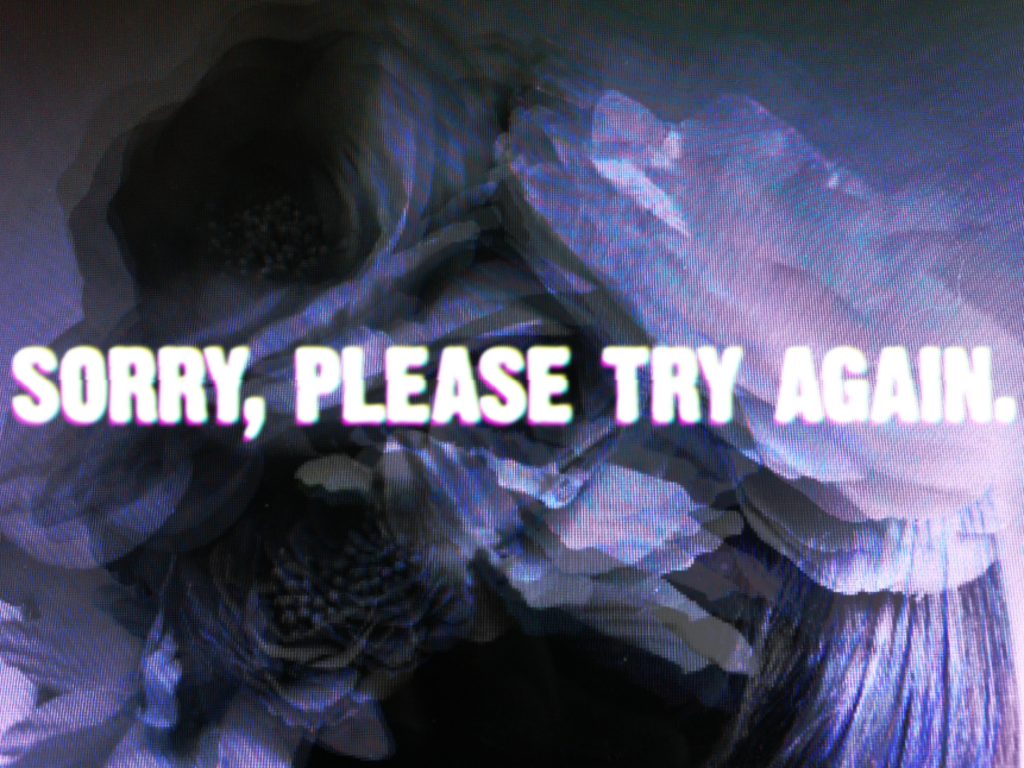 A production of an original play called : Sorry Please Try Again ...