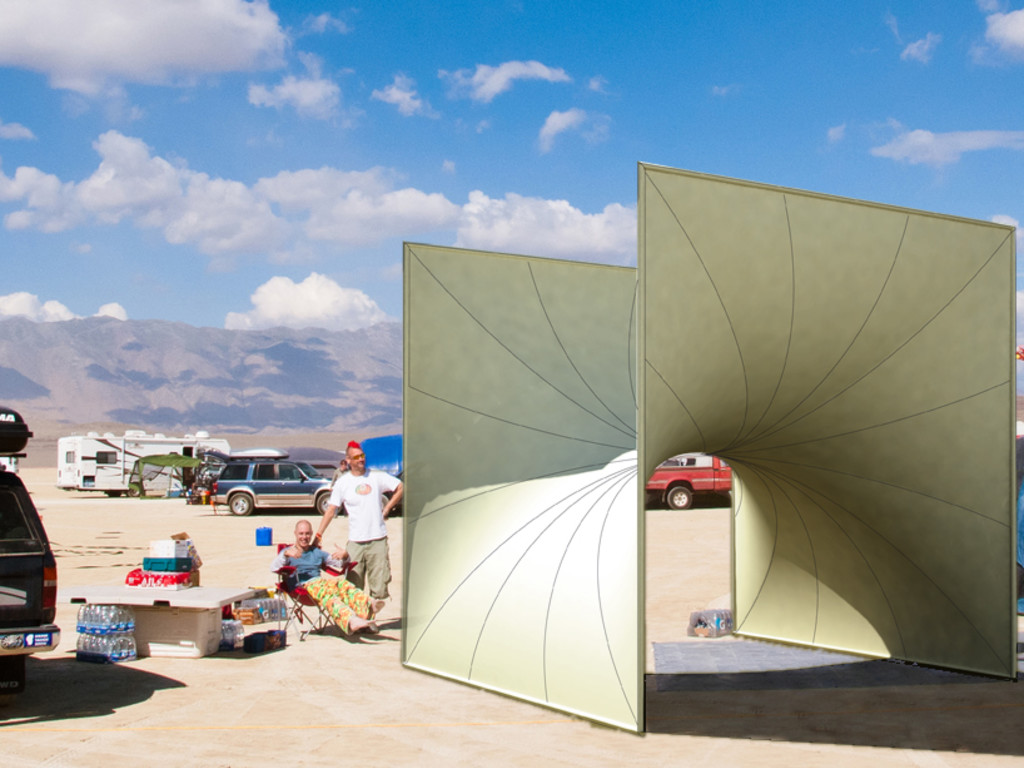 Hyperbolic Cube Shade Structure | Indiegogo
