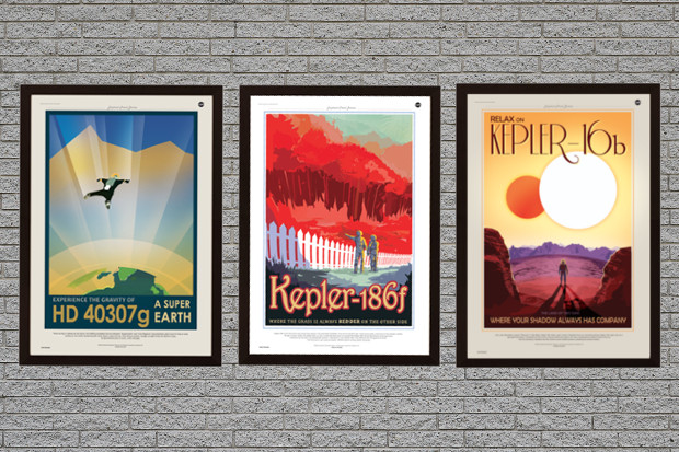 Printing NASA Exoplanet Travel Bureau posters. | Indiegogo