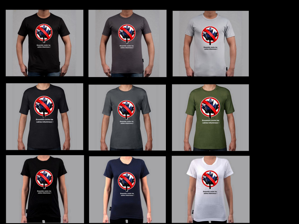 T-Shirt: Ensemble contre les sables bitumineux ! | Indiegogo T-Shirt: Ensemble contre les sables bitumineux ! | Indiegogo