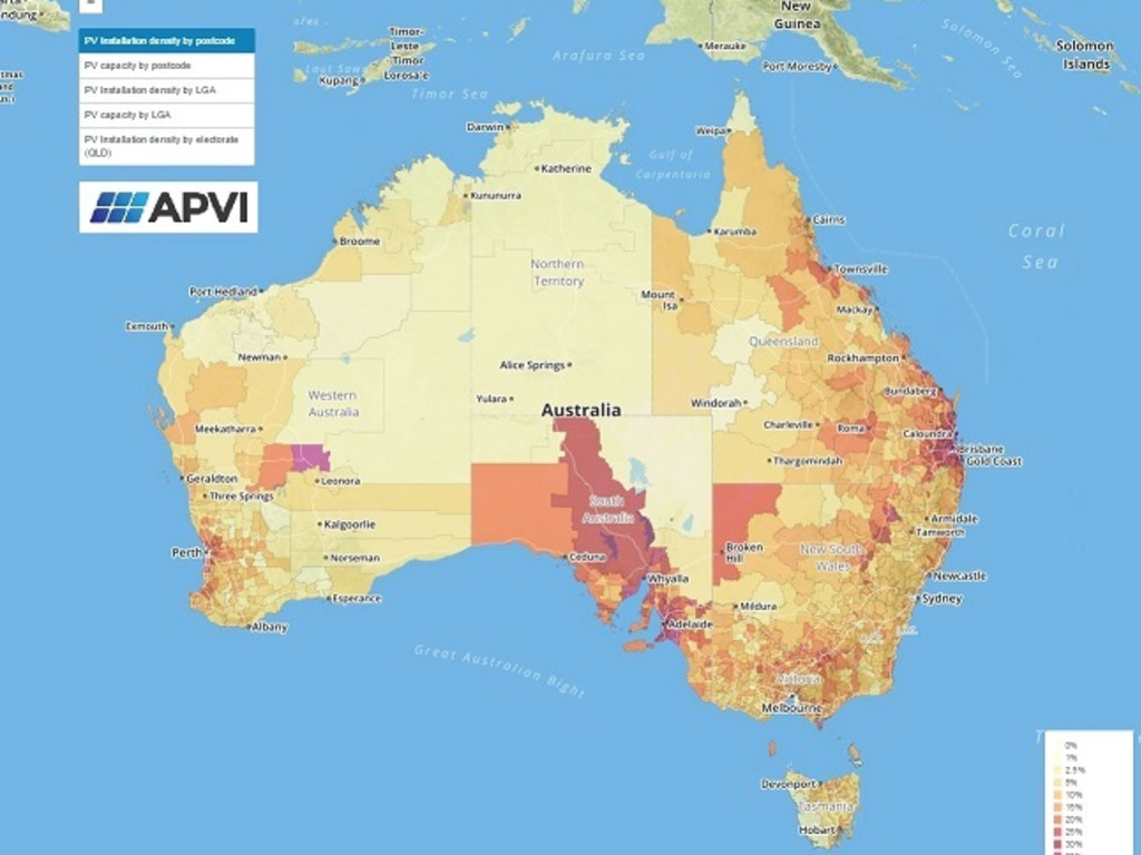 Australian Solar Map | Indiegogo