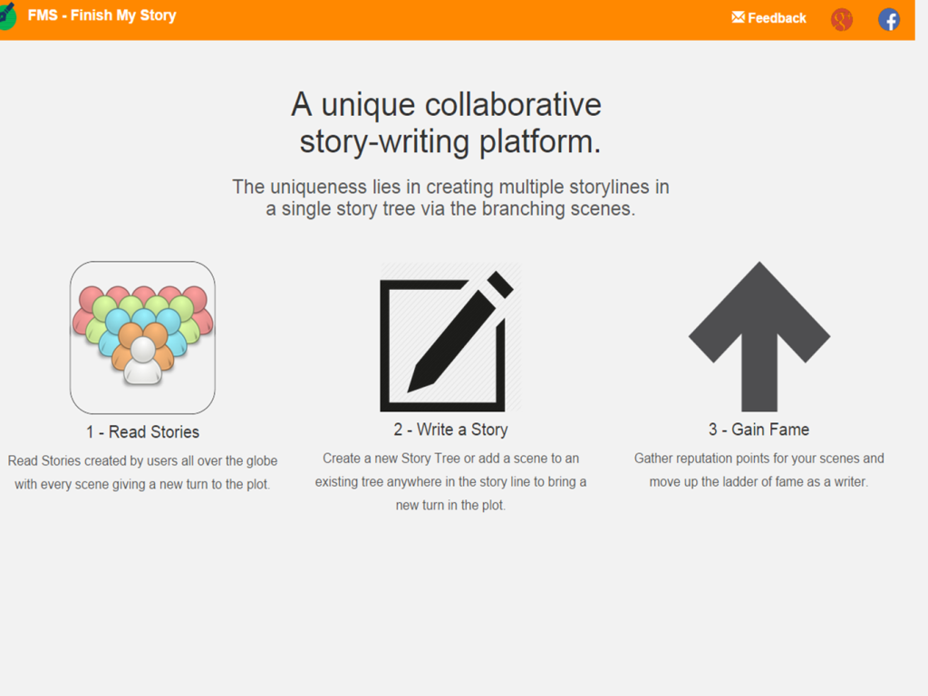 FMS-Finish My Story: Collaborative Story Writing | Indiegogo