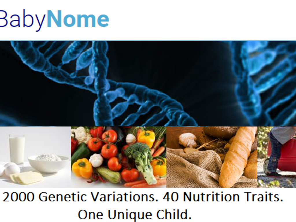 BabyNome: DNA-based Nutrition Plan for Children | Indiegogo