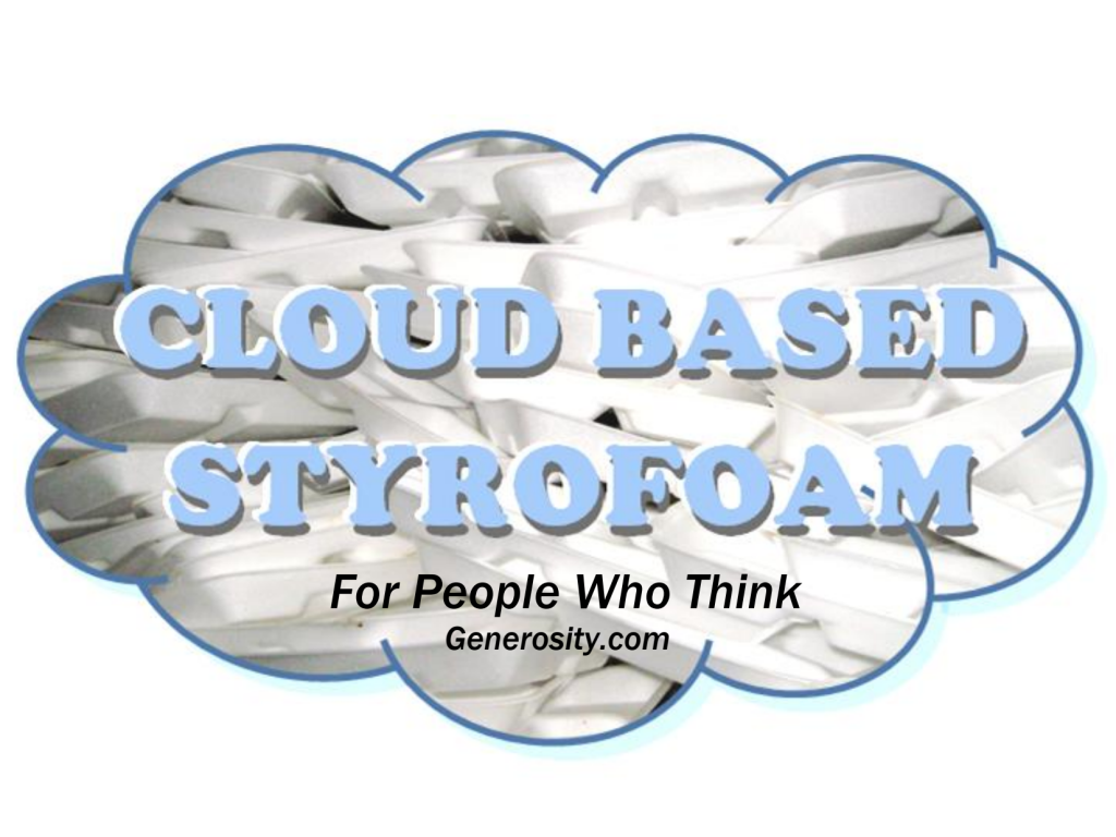 Cloud based Styrofoam | Indiegogo