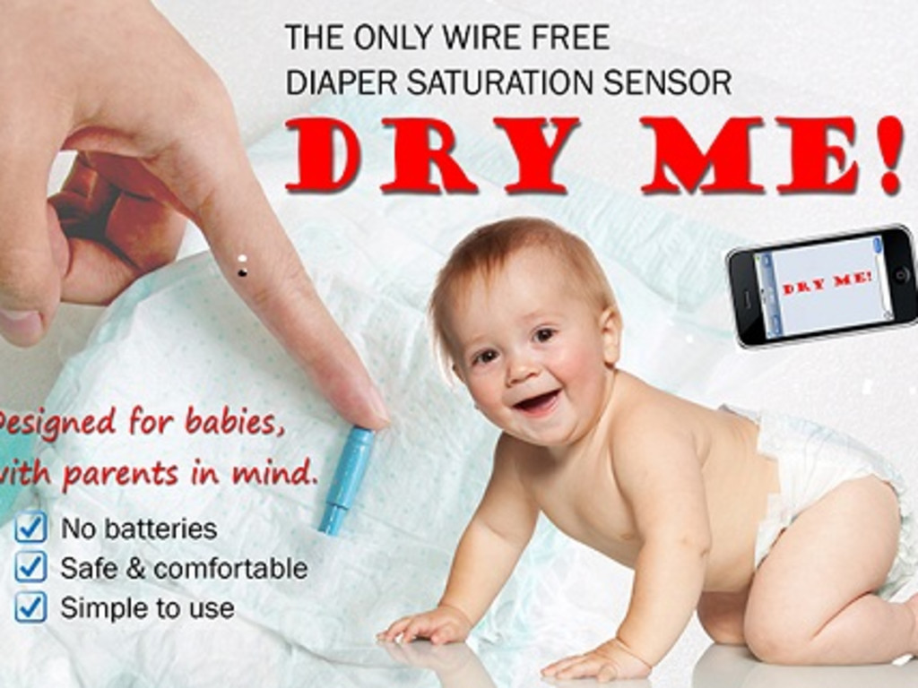 DRY ME! Diaper saturation sensor | Indiegogo