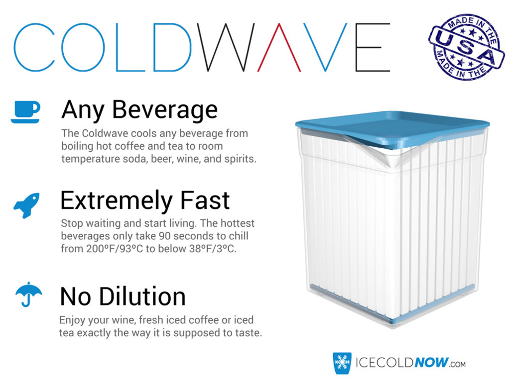 Coldwave Beverage Chiller | Indiegogo