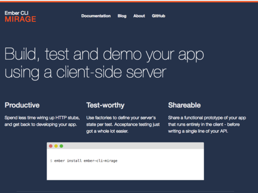 Ember CLI Mirage Logo | Indiegogo