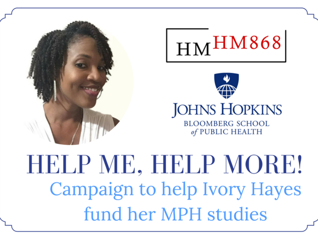 Help Me, Help More! Ivory goes to Johns Hopkins | Indiegogo