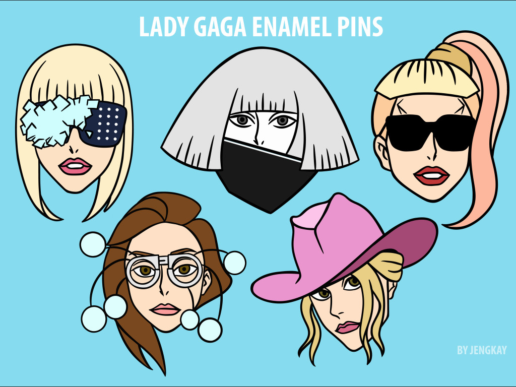 Lady Gaga Enamel Pins | Indiegogo