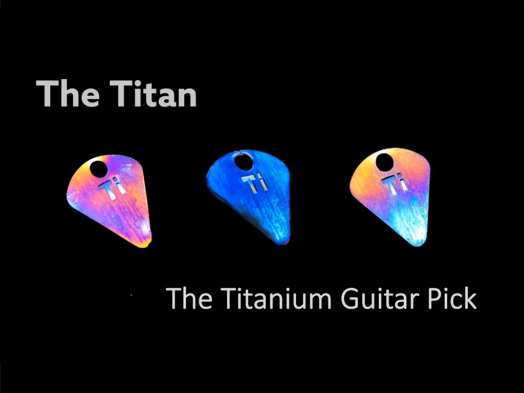 The Titan: Titanium Guitar Picks | Indiegogo