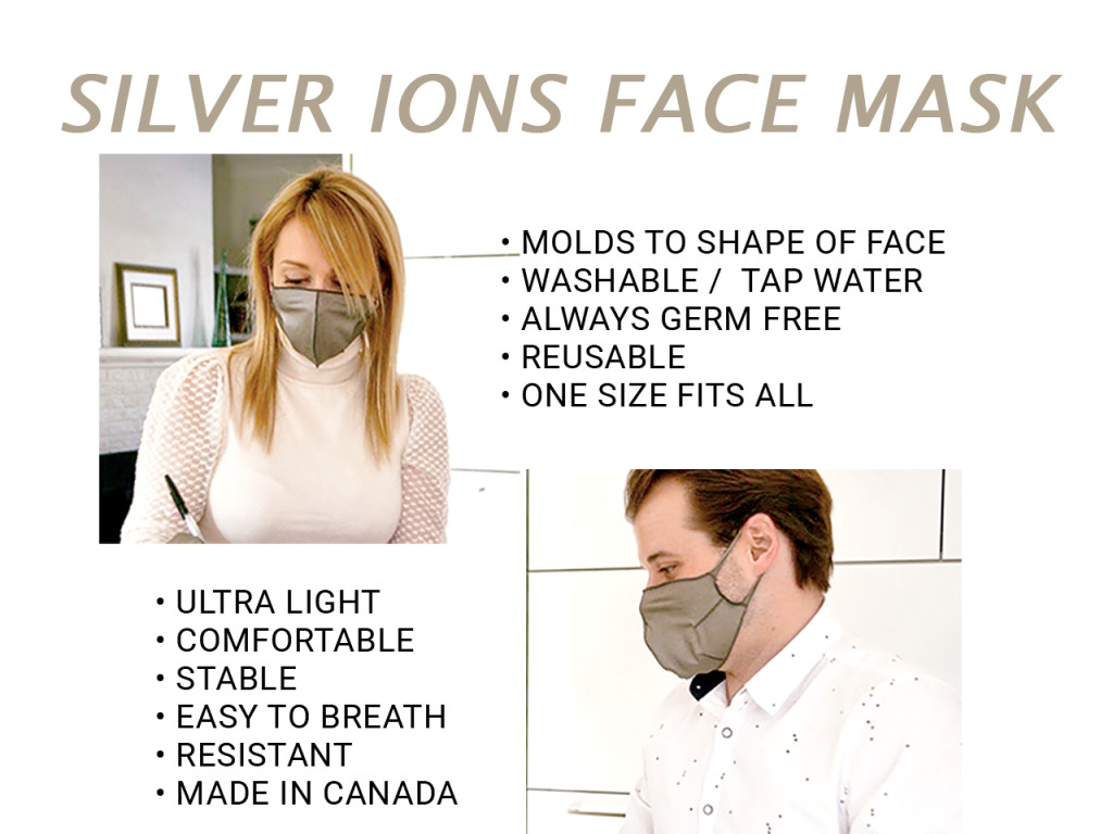 Light Reusable Silver Face Cover | Indiegogo