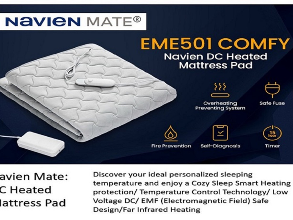 Navien Mate DC Heating Mattress Pad | Indiegogo
