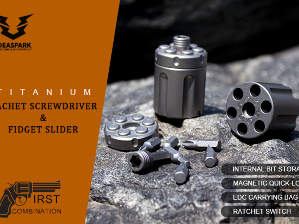 The Revolver - Titanium EDC Screwdriver Fidget Toy | Indiegogo