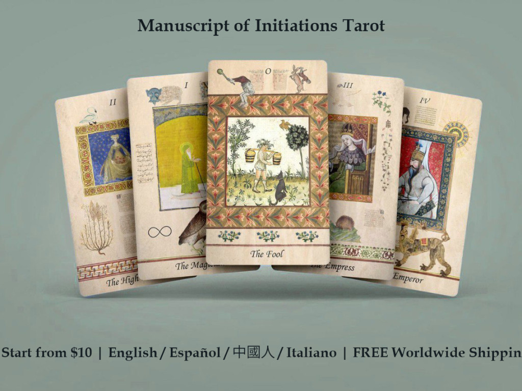 The Manuscript of Initiation Tarot Cards Deck | Indiegogo