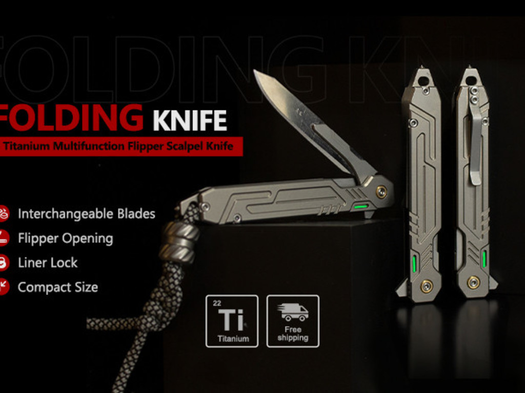 TiFlip-Titanium Multifunction Flipper Knife | Indiegogo