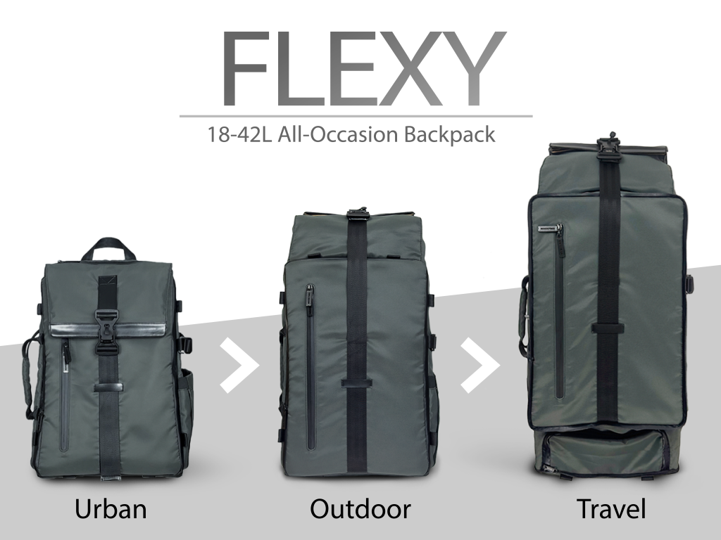FLEXY: The New All in One Backpack for Everything | Indiegogo
