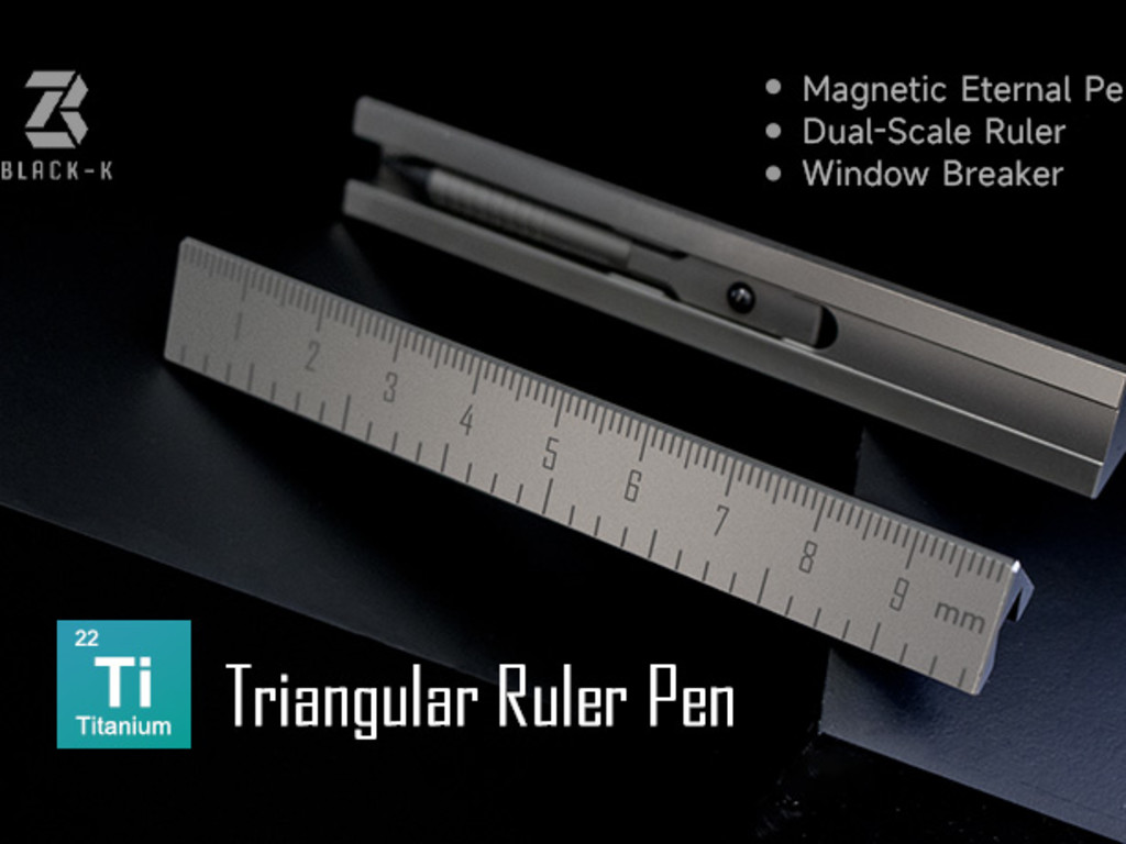 Ti 2-IN-1 Triangular Ruler Pen | Indiegogo