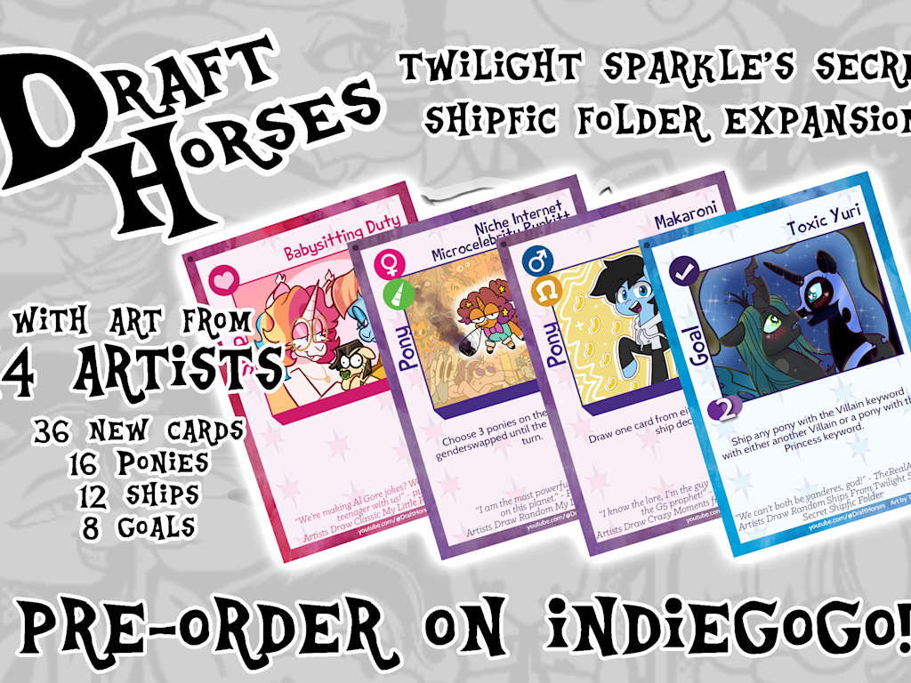 Draft Horses Secret Shipfic Folder Expansion Pack | Indiegogo