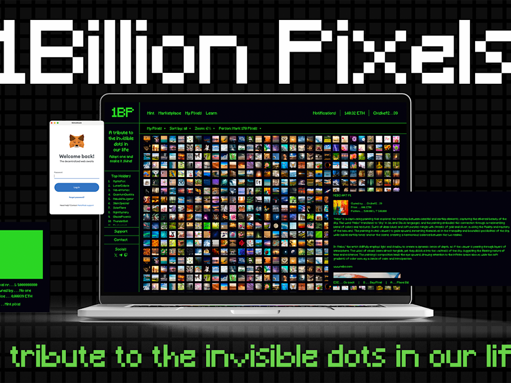 1 Billion Pixels | Indiegogo