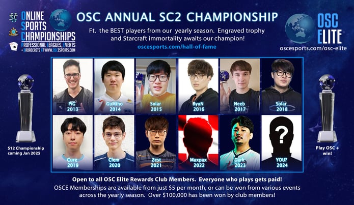 OSC Annual SC2 Championship: Year #12 | Indiegogo