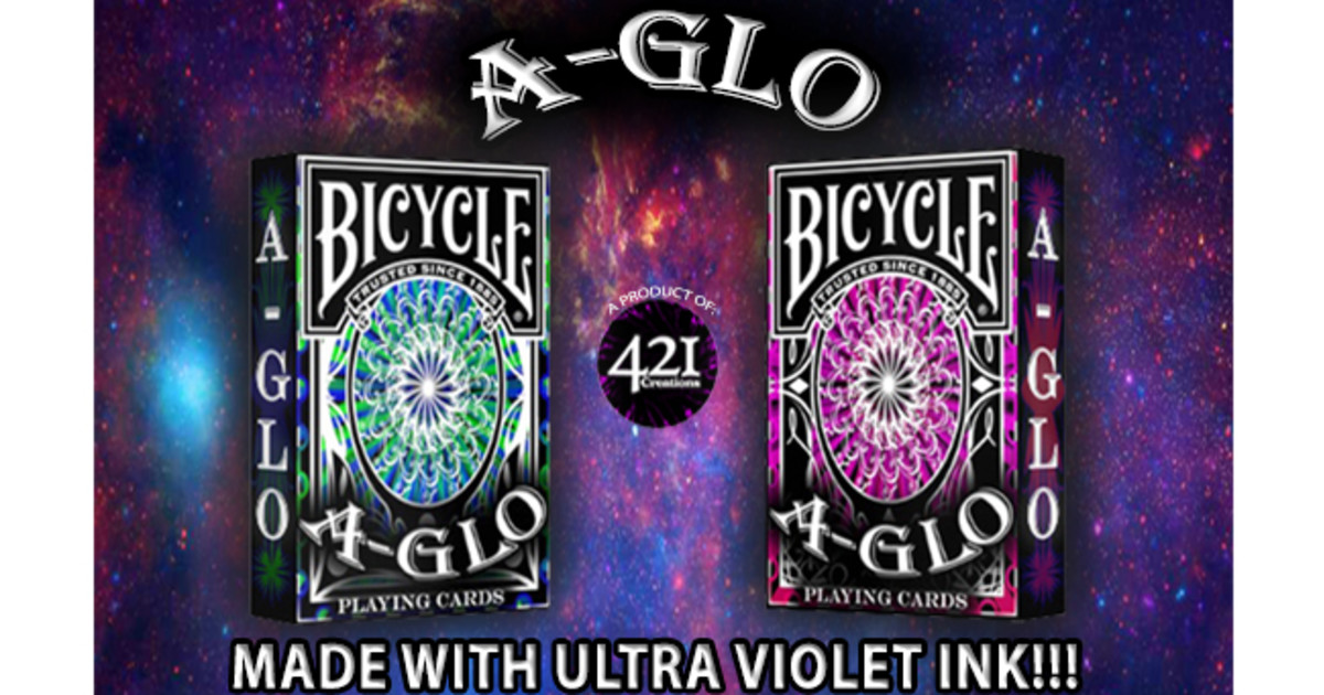 Bicylce Branded A-glo: Ultra-Violet Playing Cards | Indiegogo