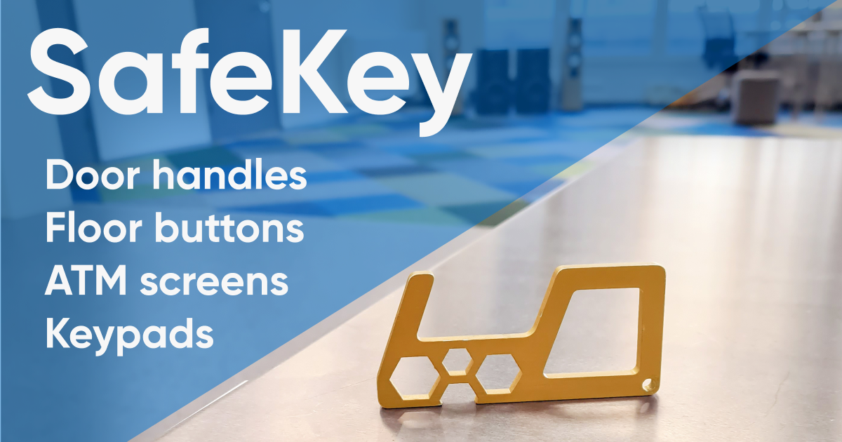 SafeKey - Brass Door Opener Multitool | Indiegogo