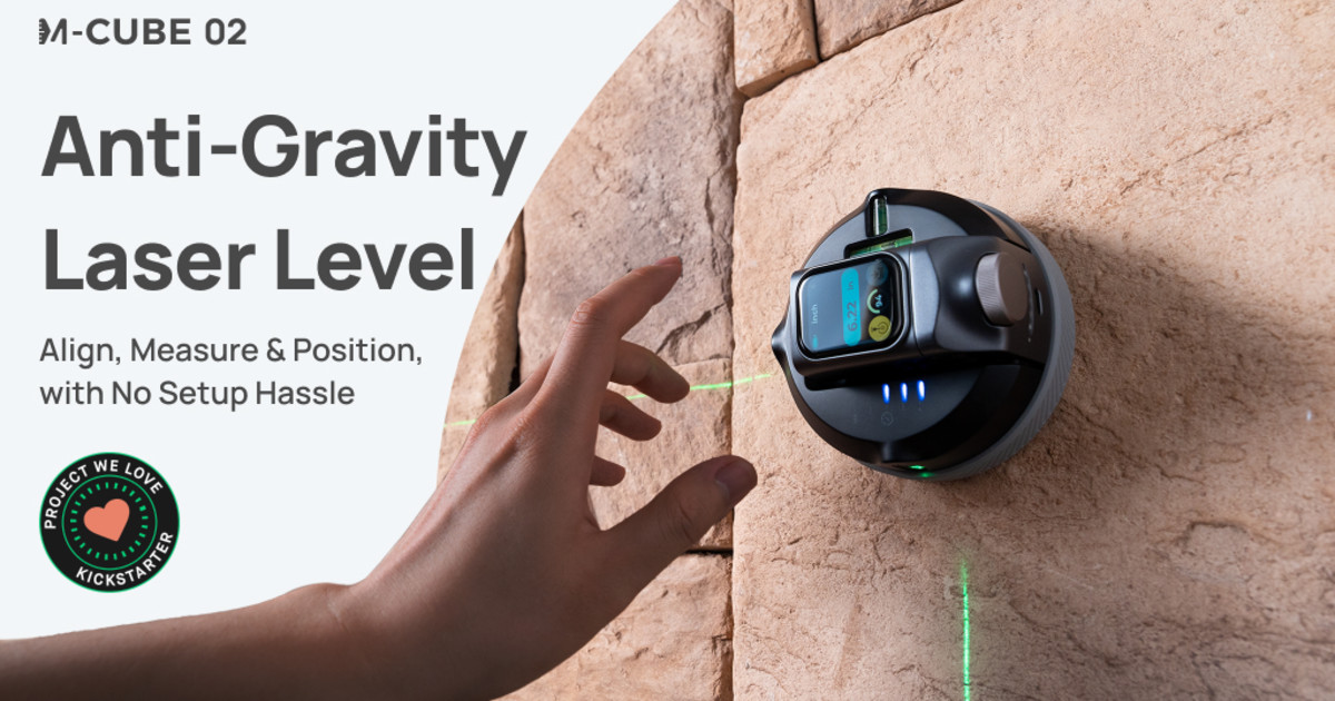 M Cube 02 Anti-Gravity Laser Level | Indiegogo