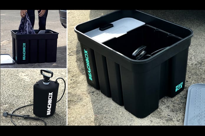 The World's First Portable Shower & Storage Box | Indiegogo