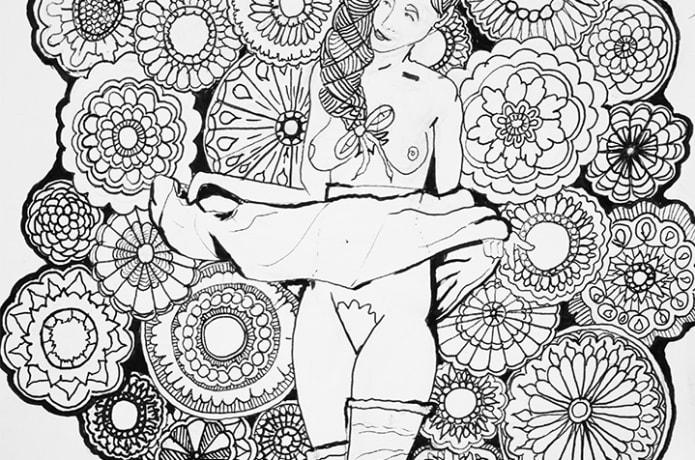 coloring pages nude girls
