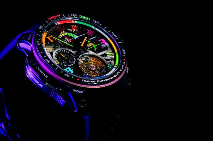Rainbow Maximalist Tourbillon Racing Watch | Indiegogo