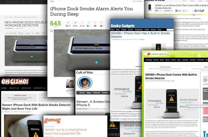 SensePlus- Smoke & Gas Sensor, Smart Dock & App | Indiegogo