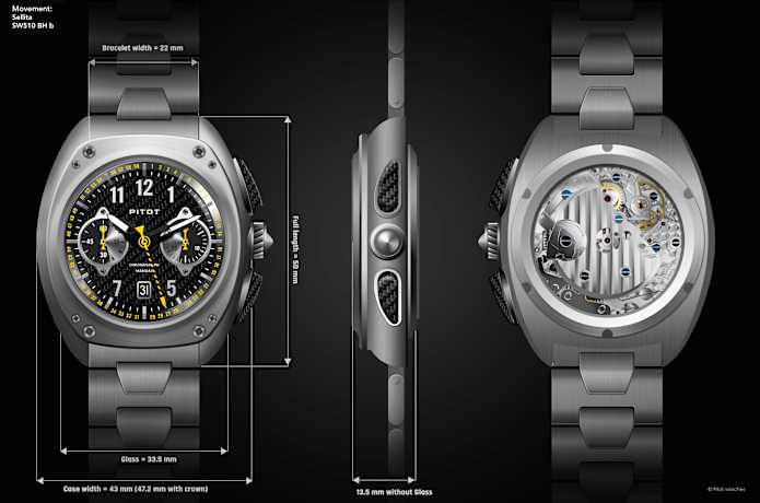 Fighter jet inspired mechanical watch | Indiegogo