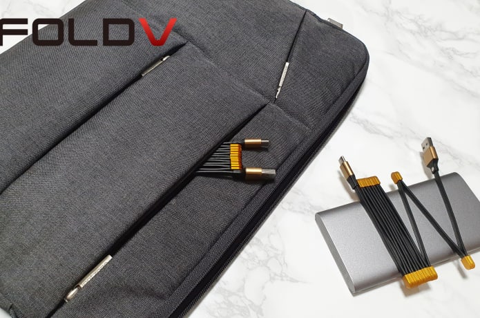 FOLD V: A FOLDABLE CHARGING MAGNETIC CABLE | Indiegogo