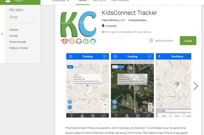 KidsConnect GPS Tracker Phone | Indiegogo