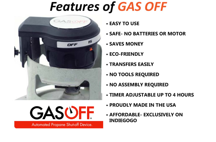 Gas Off: Automated Propane Tank Shut Off Timer | Indiegogo