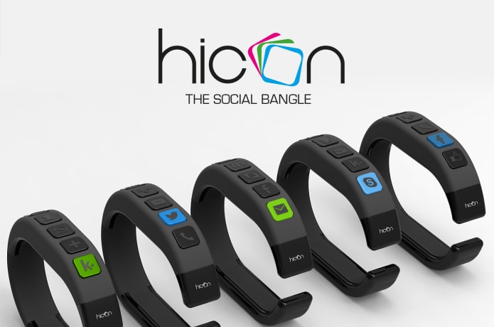 Hicon is all your social networks, made wearable! | Indiegogo