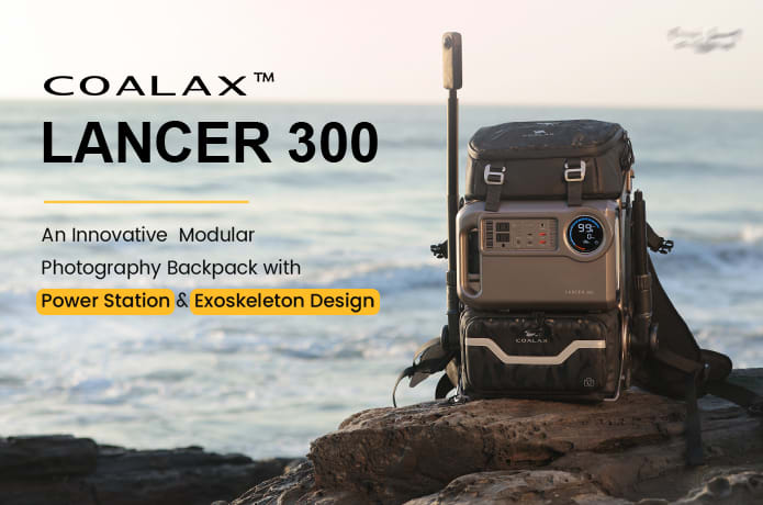 Lancer 300 - Modular Backpack with 300W Power | Indiegogo