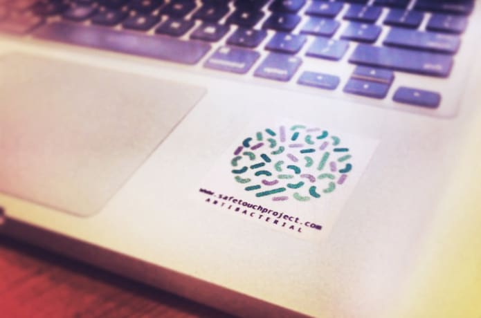 Safe Touch Project: ANTIBACTERIAL STICKER, | Indiegogo