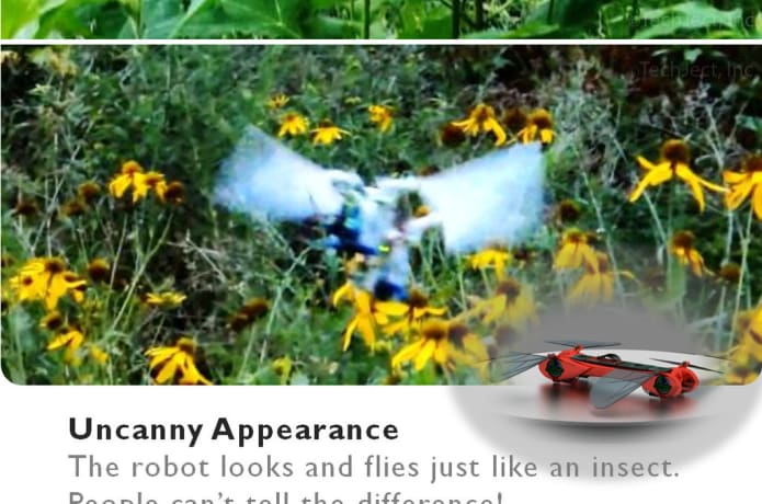 Robot Dragonfly - Micro Aerial Vehicle | Indiegogo