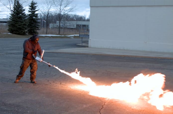 XM42: The Handheld Flamethrower | Indiegogo