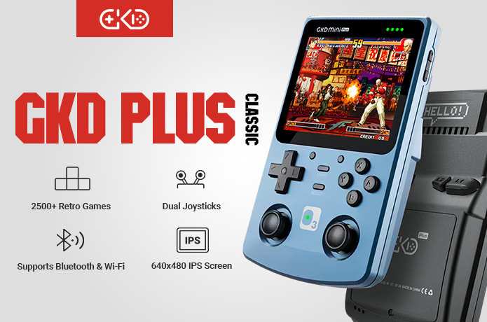 GKD Plus: The Retro Game Console with Joystick | Indiegogo