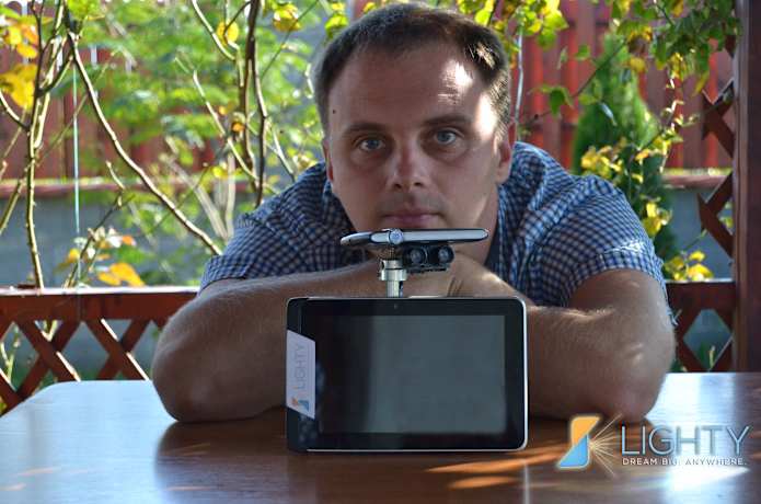 Lighty - World's First Robotic HD Laser Projector | Indiegogo